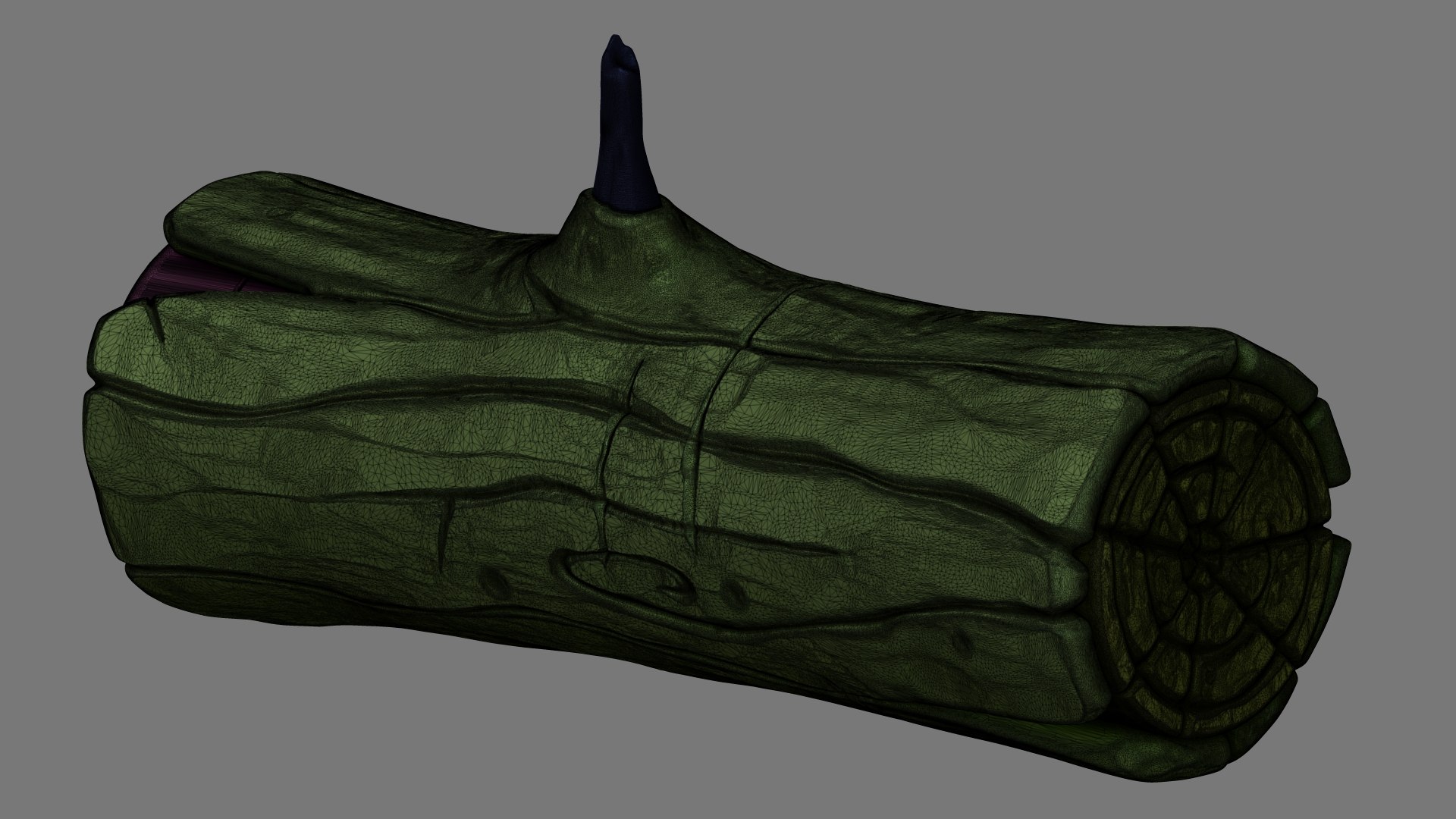 Stylized Log Model - TurboSquid 1803333