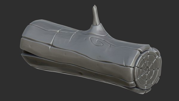 Stylized log model - TurboSquid 1803333