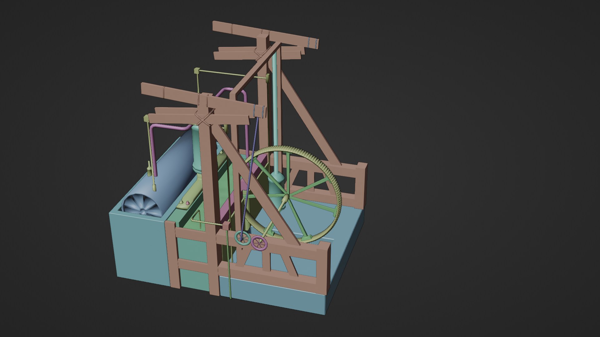 STEAM ENGINE 3D model - TurboSquid 2030787