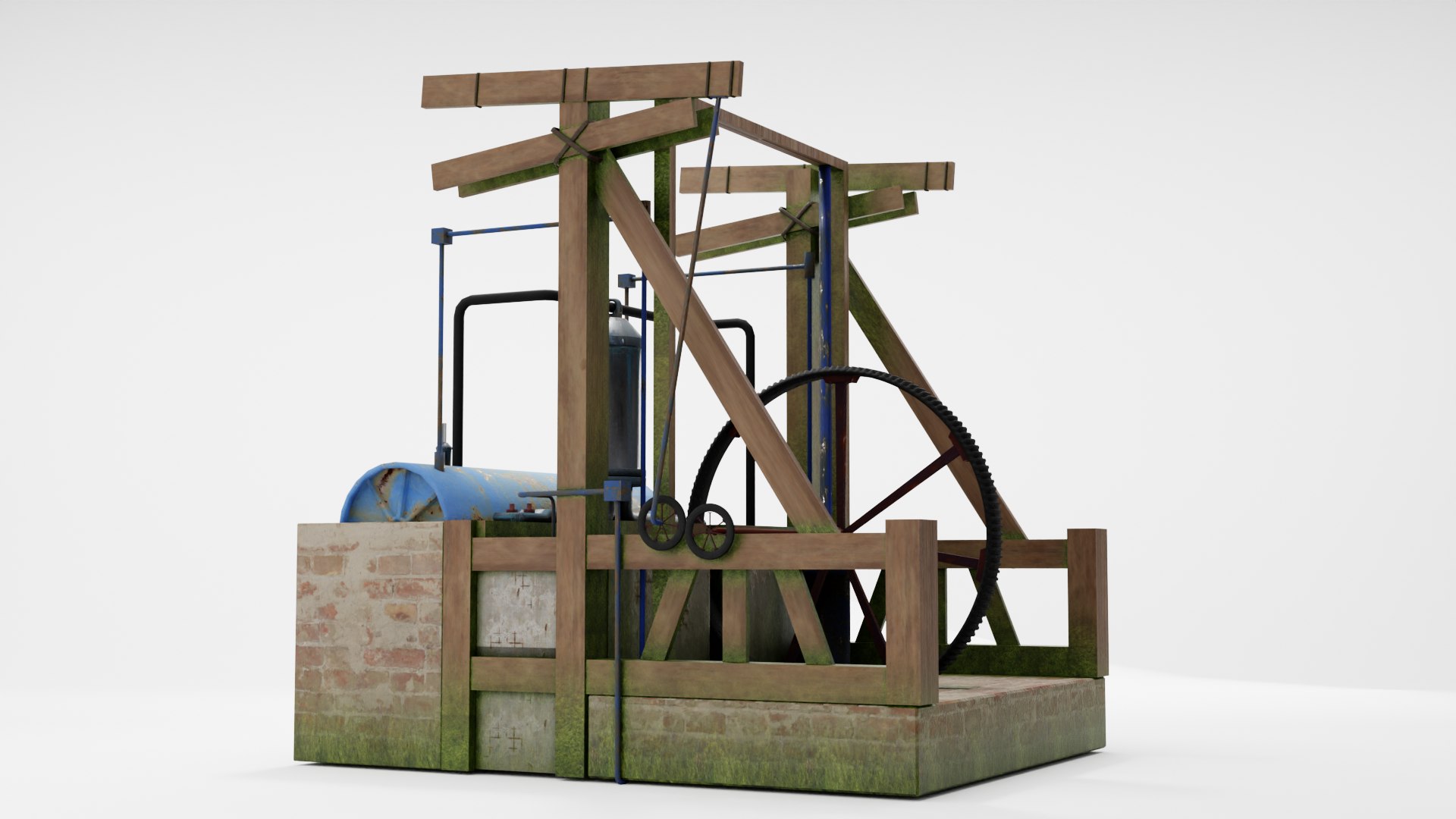STEAM ENGINE 3D model - TurboSquid 2030787