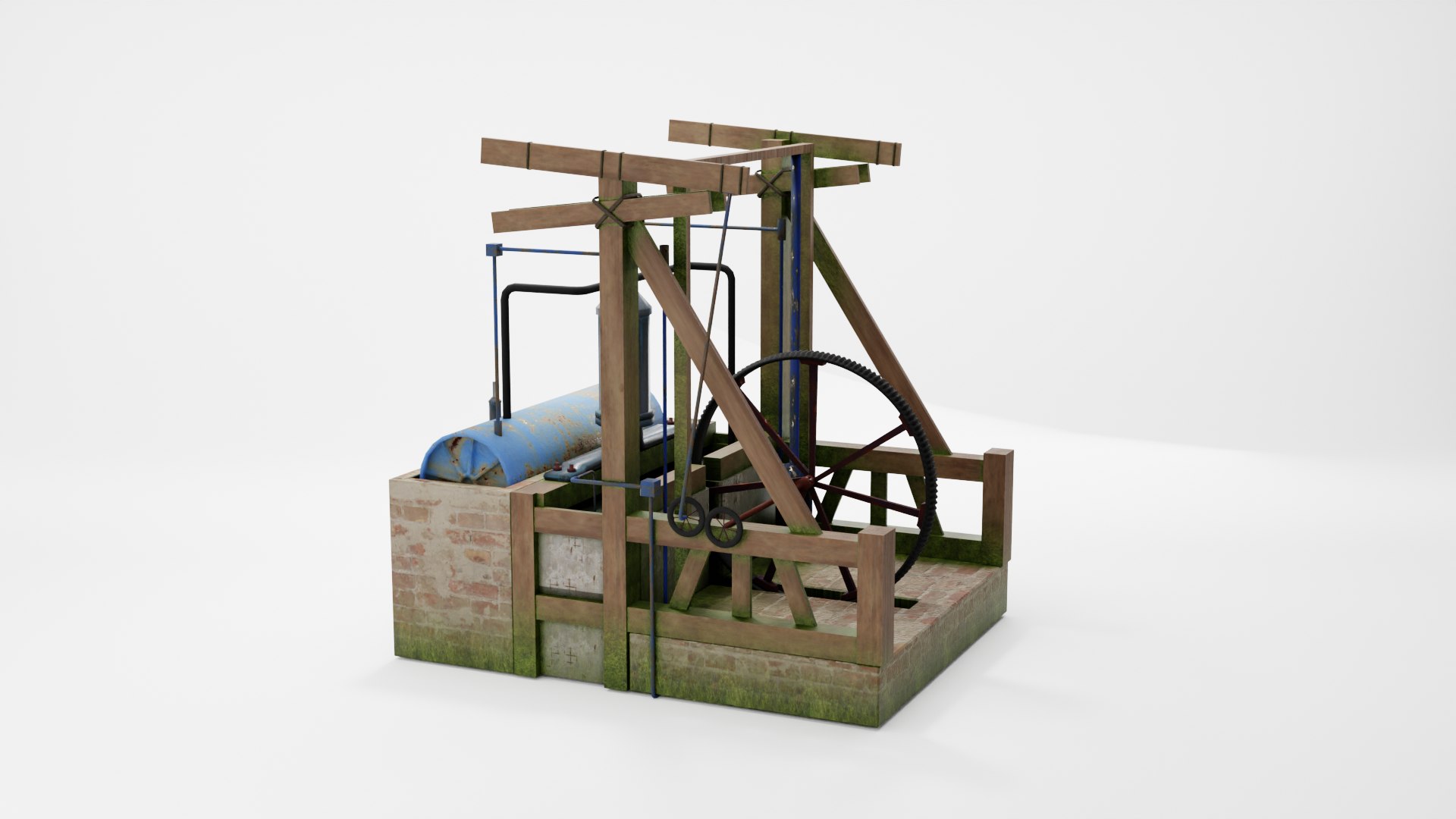 STEAM ENGINE 3D model - TurboSquid 2030787