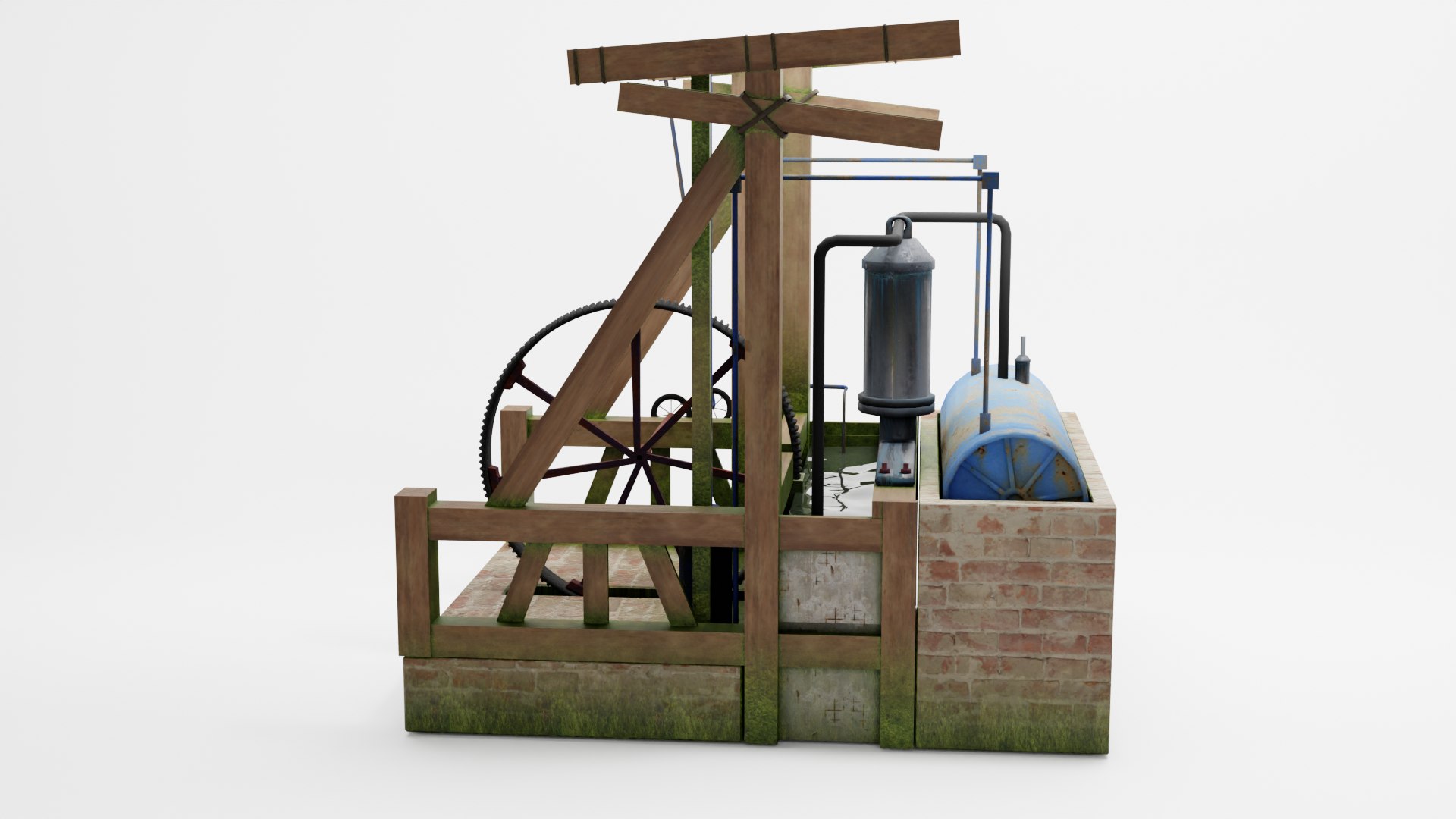 STEAM ENGINE 3D model - TurboSquid 2030787