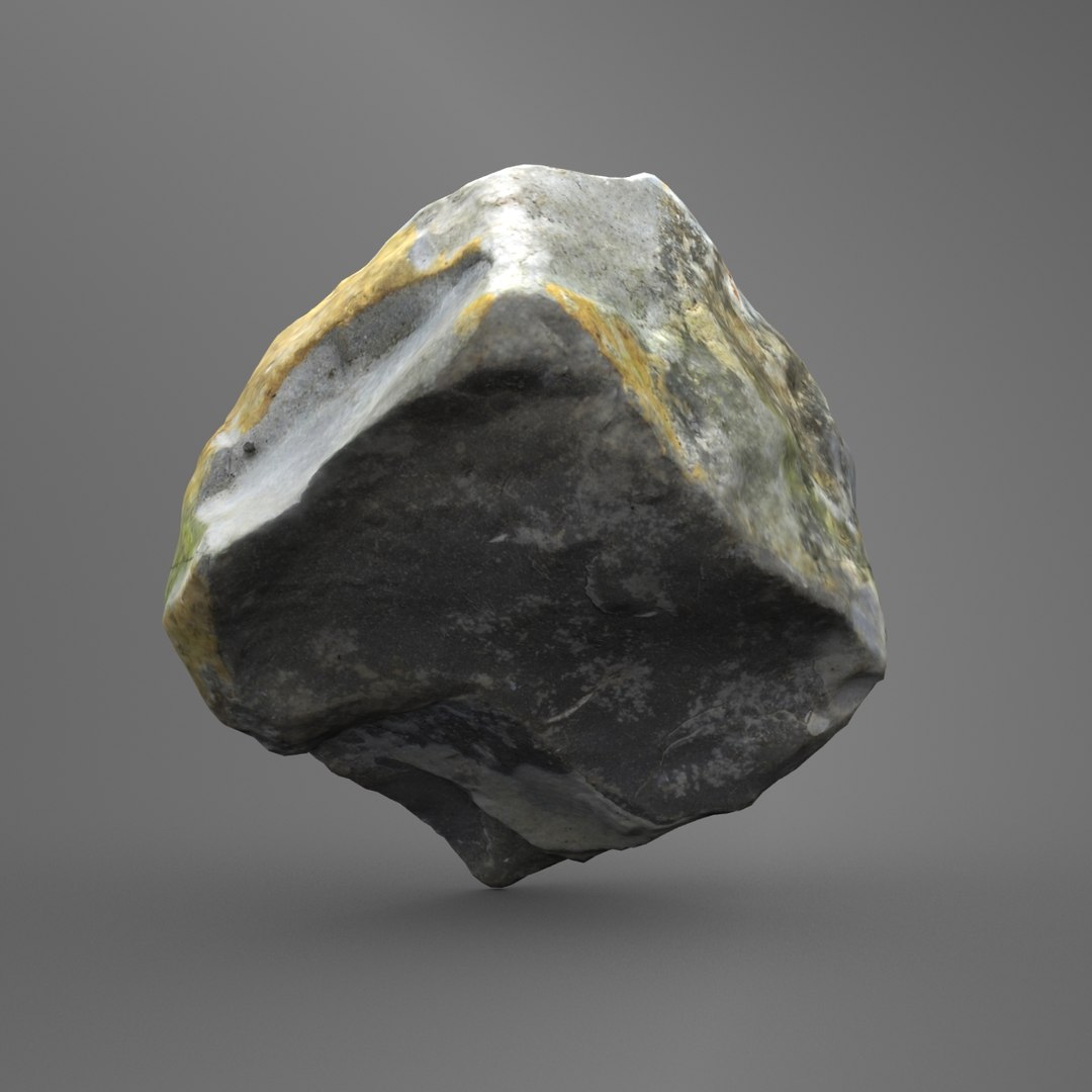 scanned rock realistic 3d 3ds