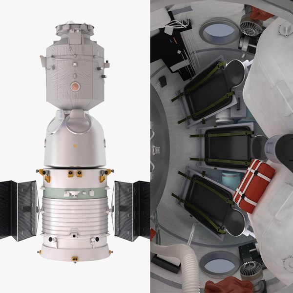 3D Shenzhou 12 13 14 Inside and outside - TurboSquid 1808132