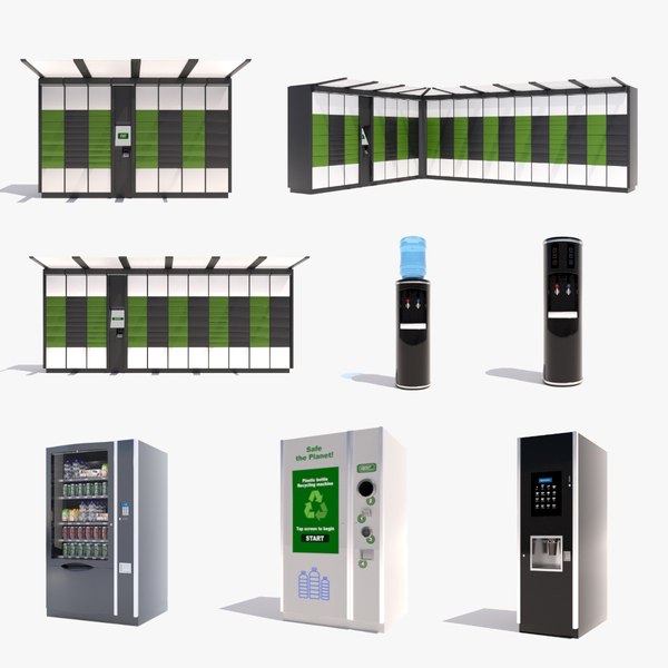 Vending Machine Blender Models for Download | TurboSquid