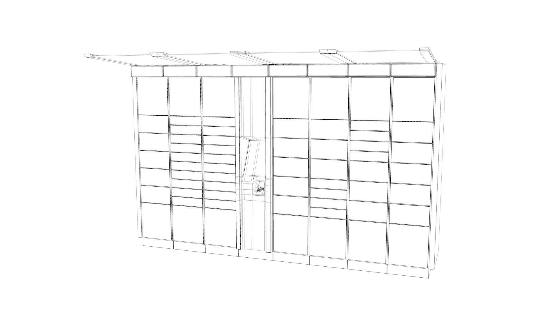 Vending Machines And Parcel Lockers Pack 3D Model - TurboSquid 1945841