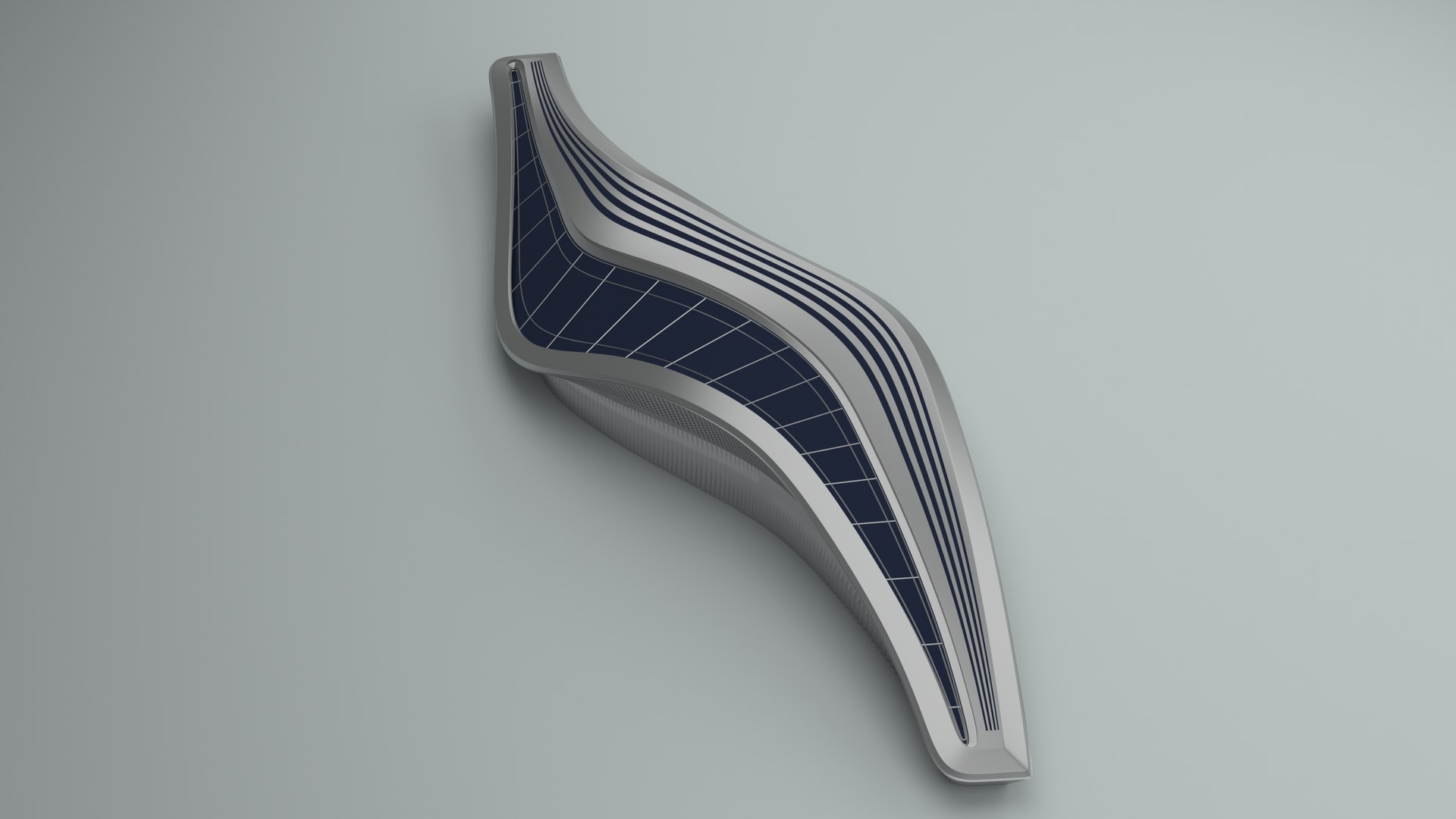 Organic Architectural Building With Parametric Openings - TurboSquid ...