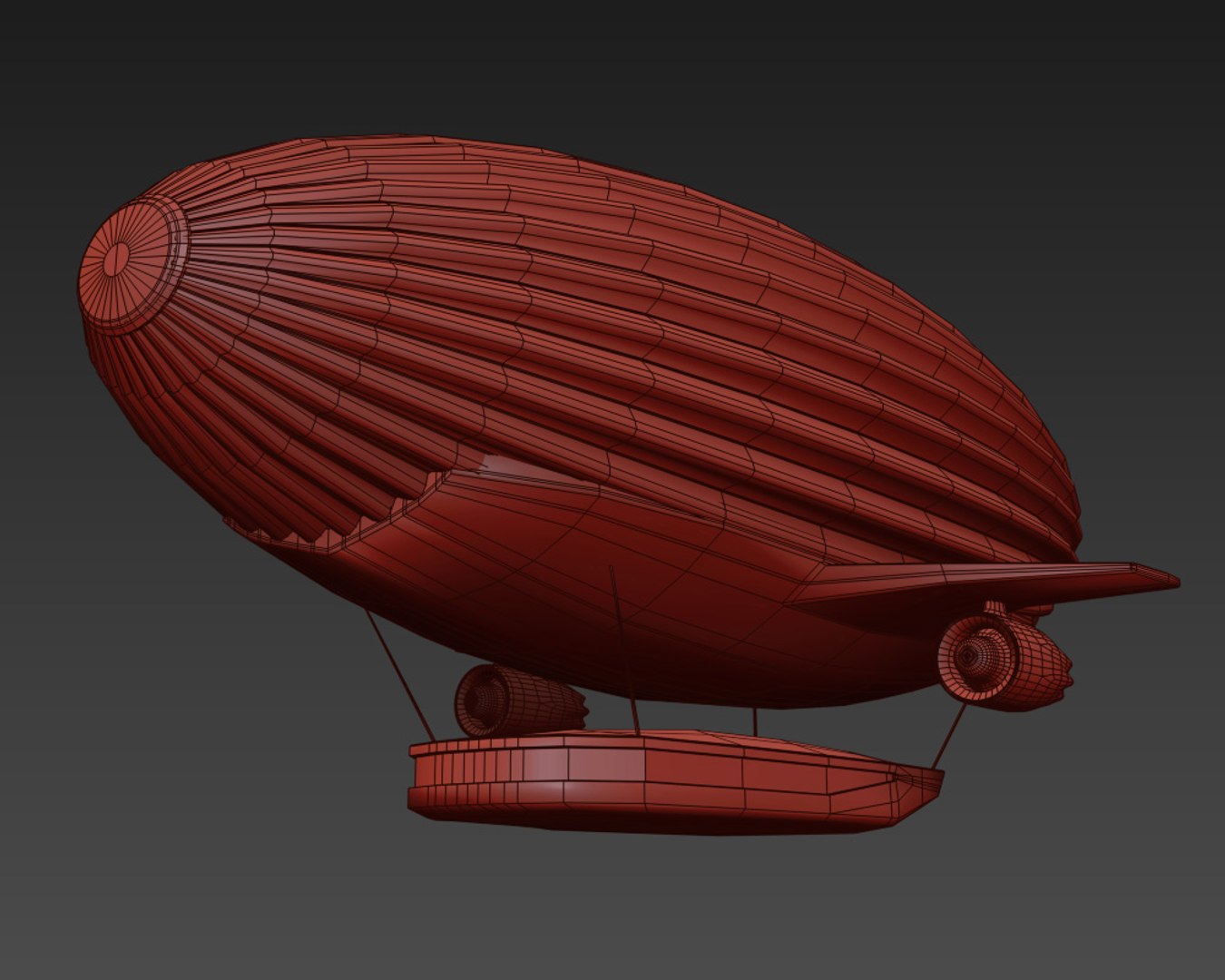 Airship 3d Max