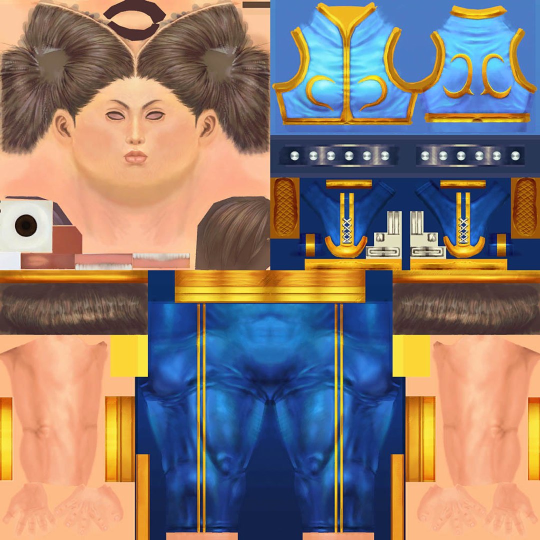 Chun Li 3d Max
