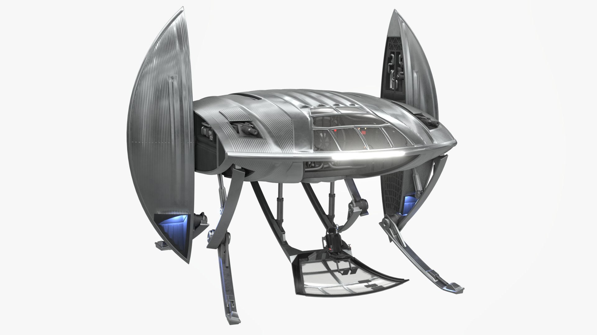 Streamlined Starfighter 3D Model - TurboSquid 1844450