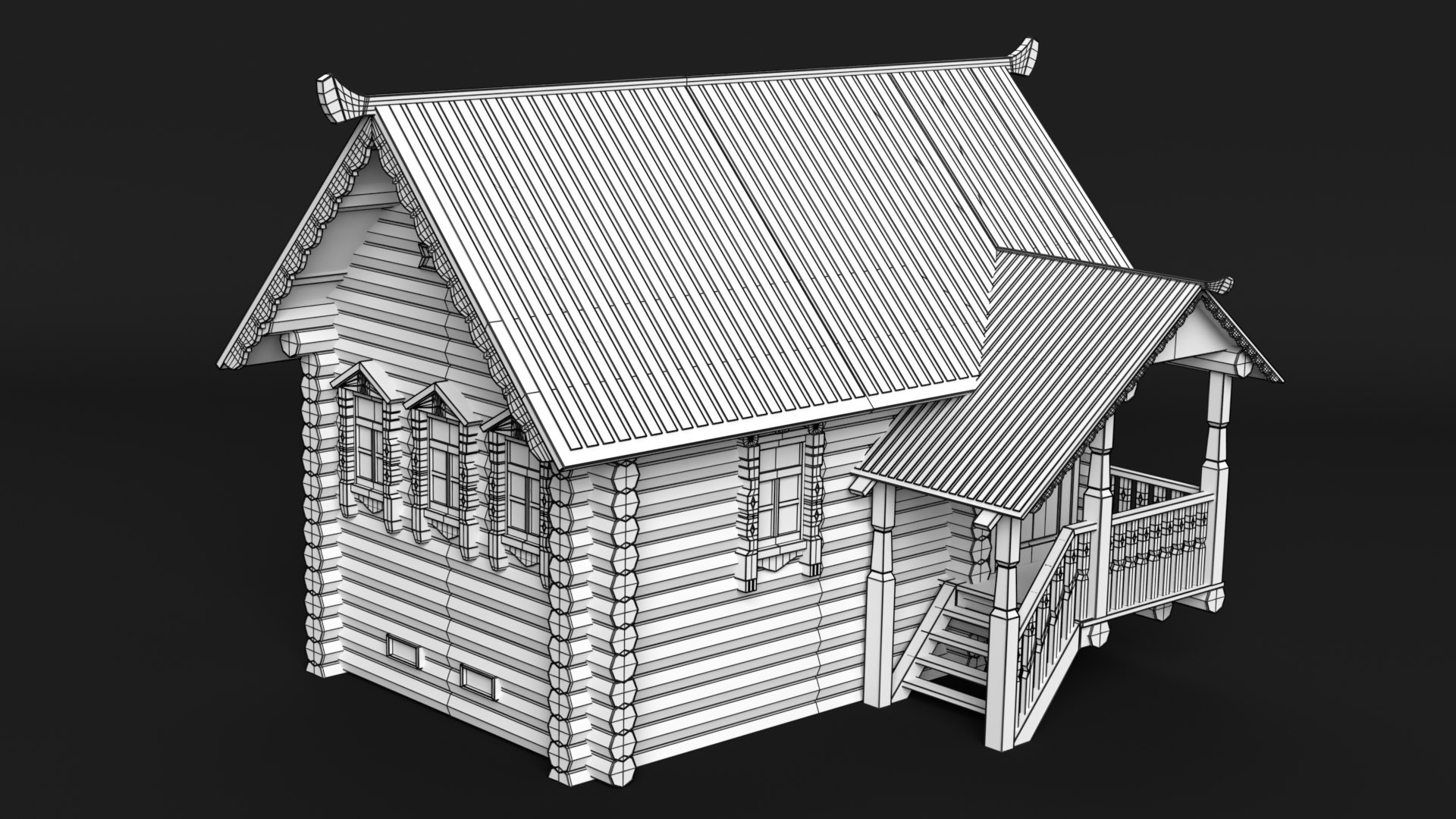 Cabin 3D Model - TurboSquid 1709032
