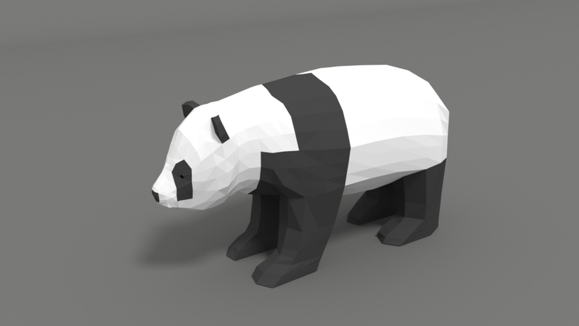 3D Cartoon Panda - TurboSquid 1399372