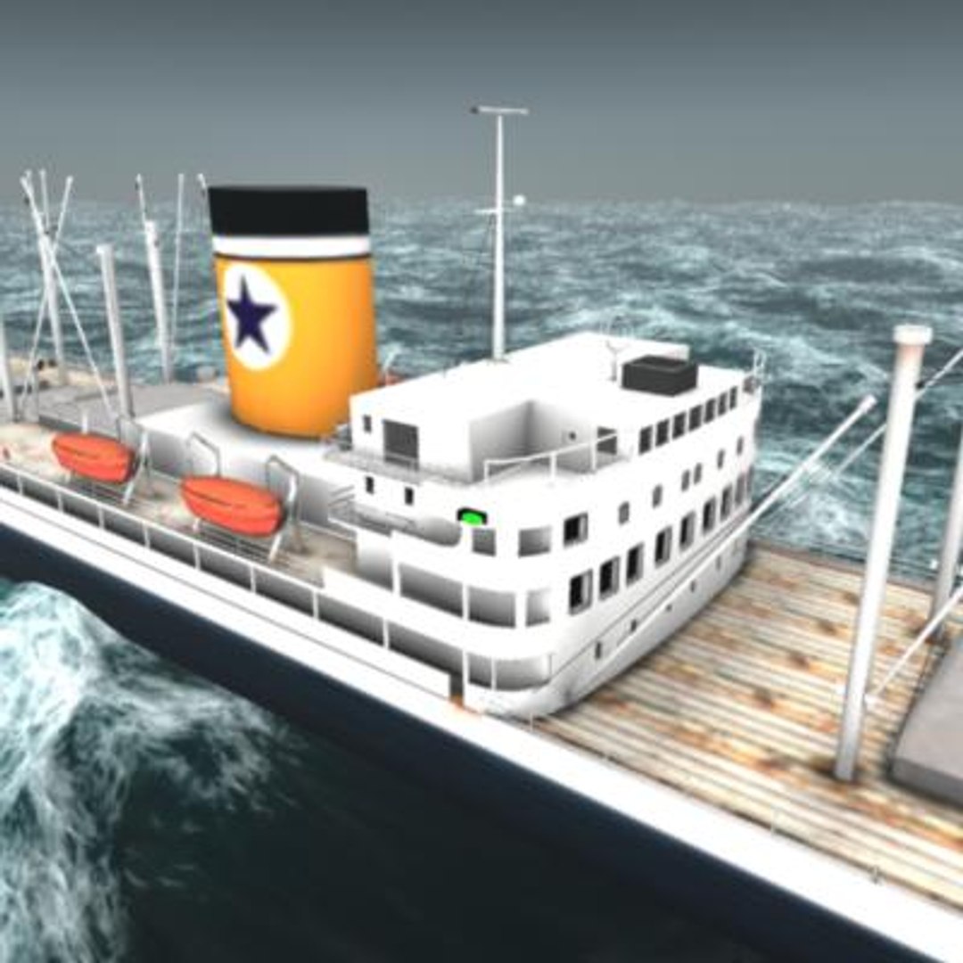 Adelaide Ship Class Cargo 3d Model