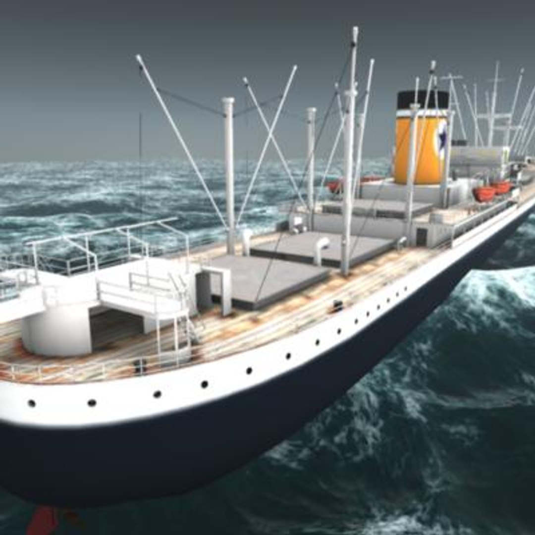 Adelaide Ship Class Cargo 3d Model