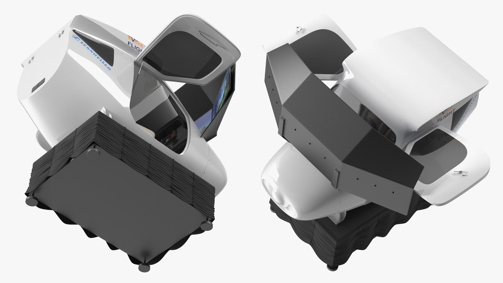 Mobile Flight Simulator Sennheiser Open 3D Model - TurboSquid 2170100