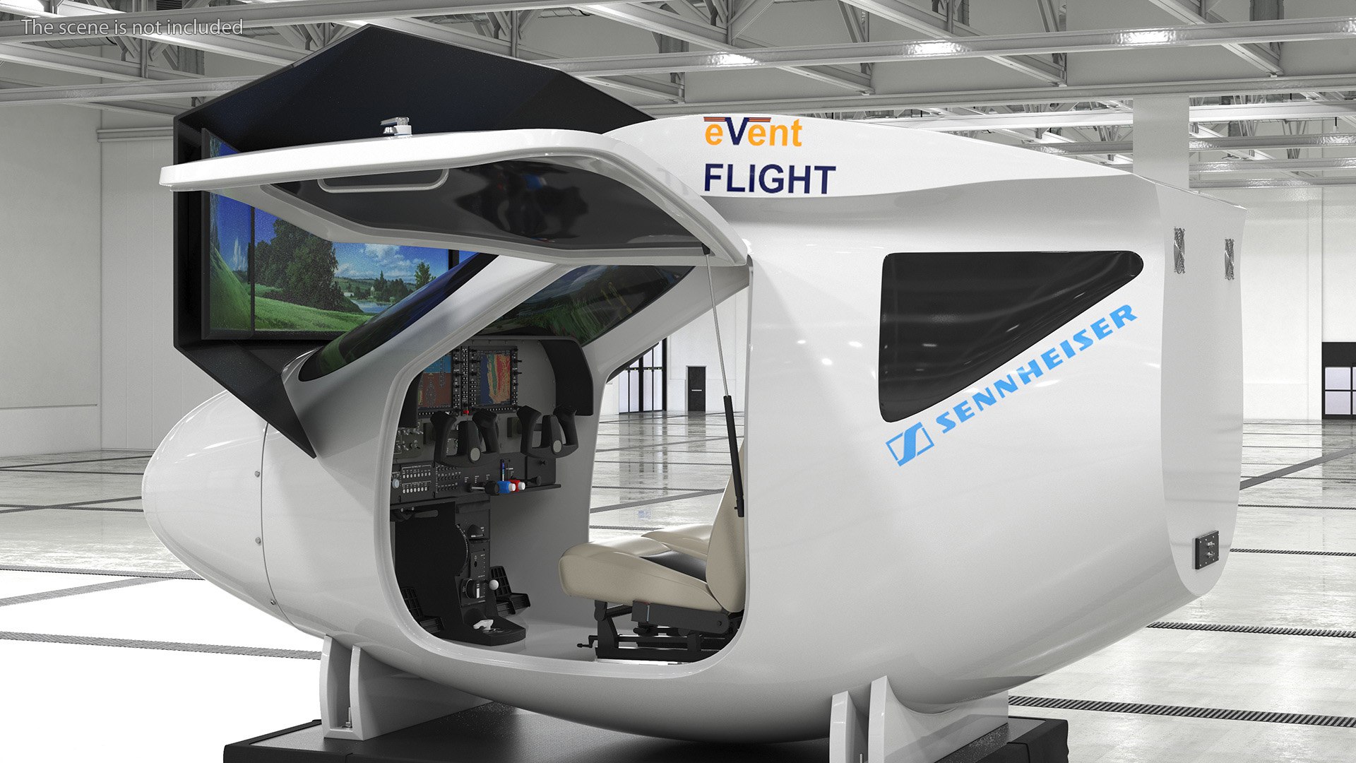 Mobile Flight Simulator Sennheiser Open 3D Model - TurboSquid 2170100