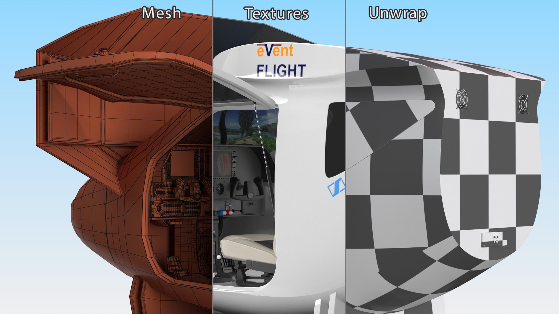 Mobile Flight Simulator Sennheiser Open 3D Model - TurboSquid 2170100