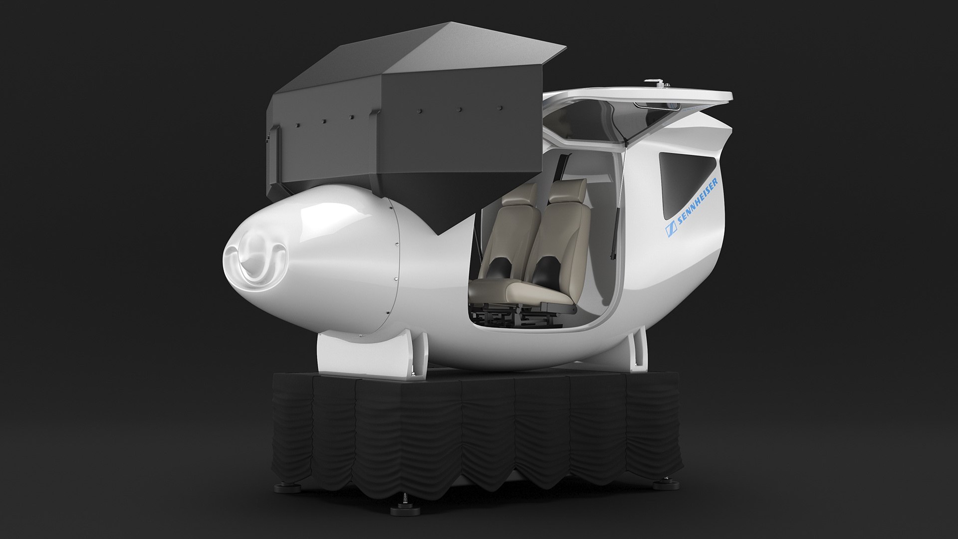 Mobile Flight Simulator Sennheiser Open 3D Model - TurboSquid 2170100