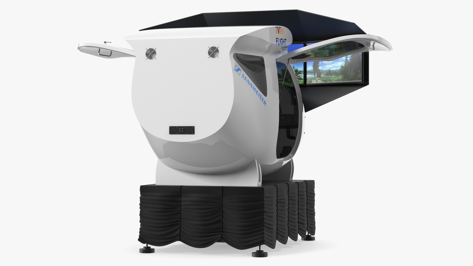 Mobile Flight Simulator Sennheiser Open 3D Model - TurboSquid 2170100