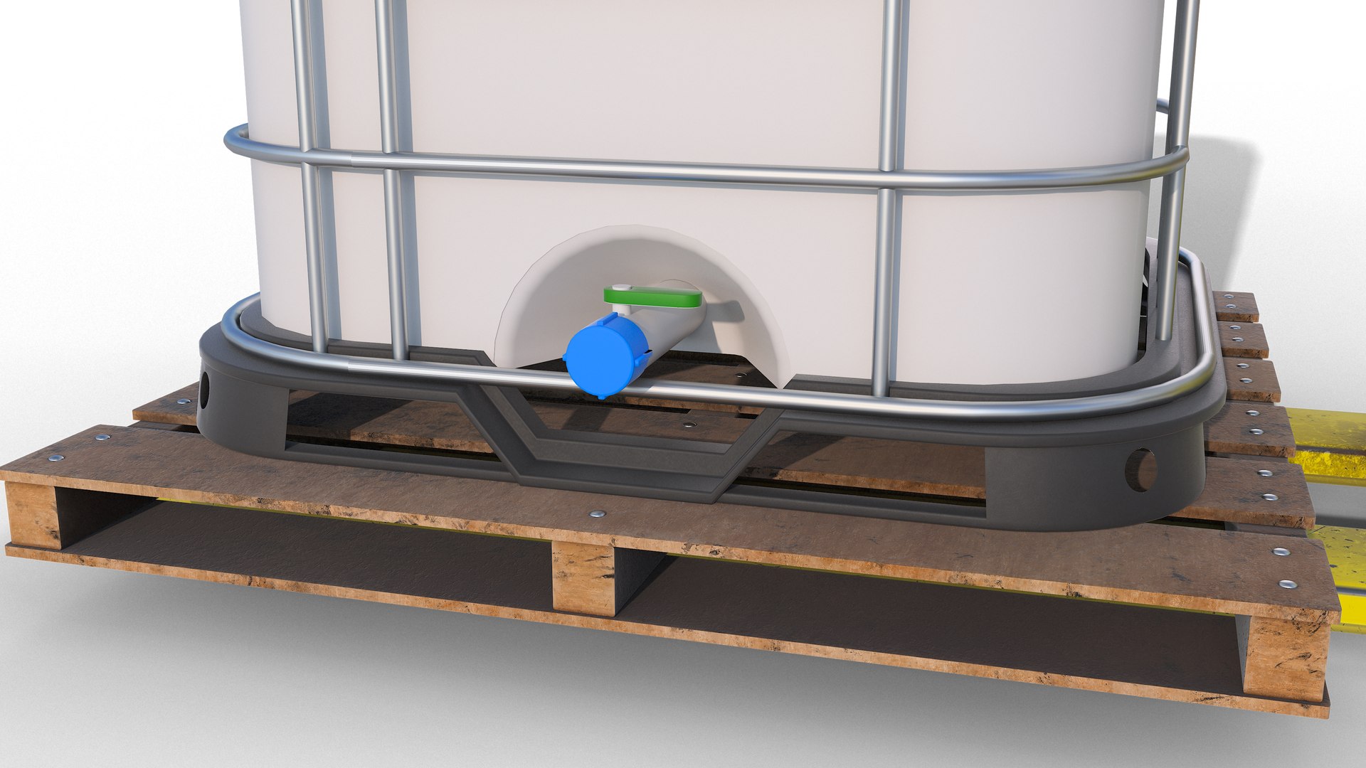 3D Water Tank And Pallet Jack - TurboSquid 2010189