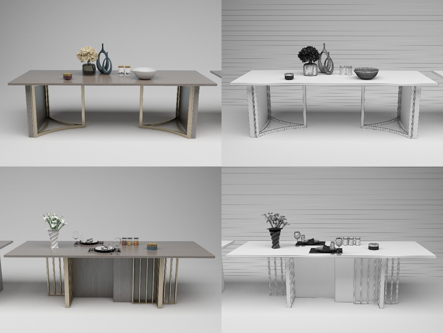 modelo 3d Coffee Table - Waiting Table - 022 - TurboSquid 1956227