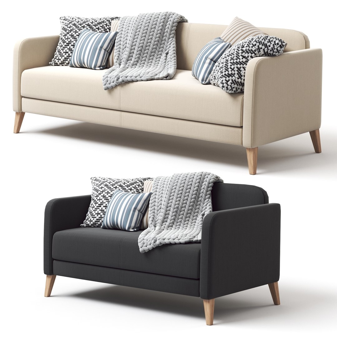 3D IKEA LINANAS Sofa Model - TurboSquid 2169303