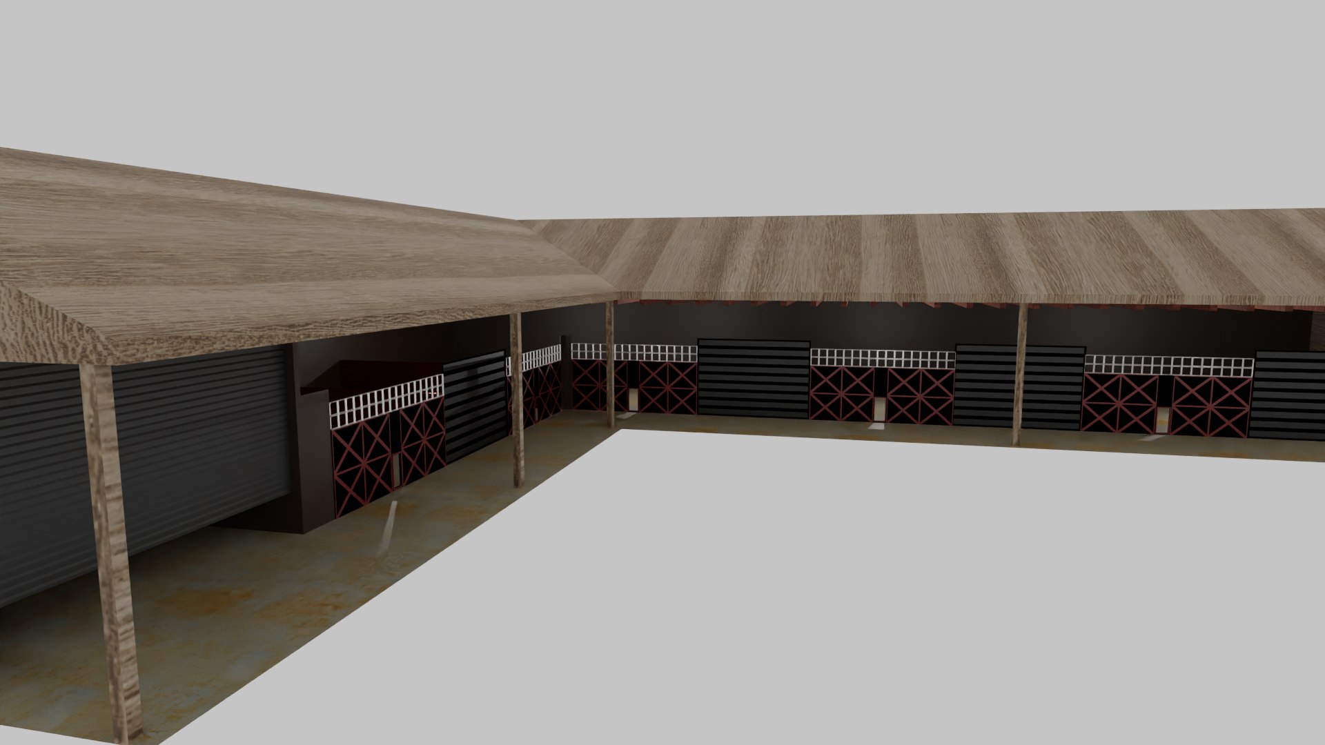 Horse Stable 3D Model - TurboSquid 2159168
