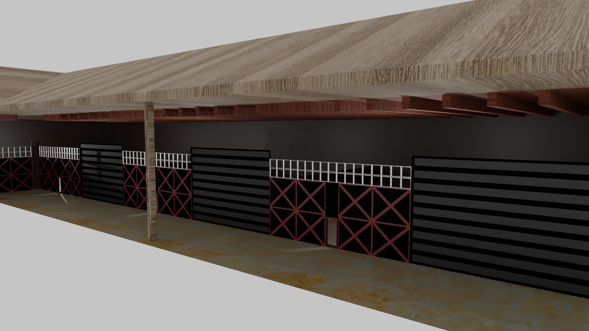Horse Stable 3D Model - TurboSquid 2159168