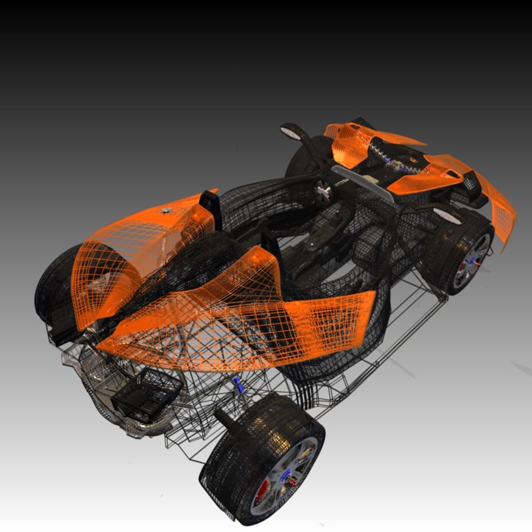 Free Blend Model Sports Vehicle Blender