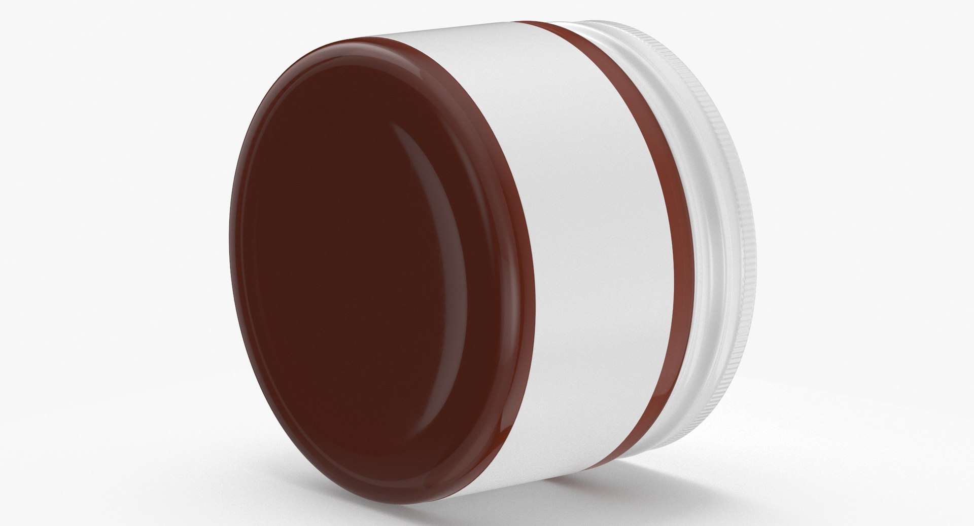 3D Amber Bottle Containers Part 01 Type 02 Blank And Generic Label ...