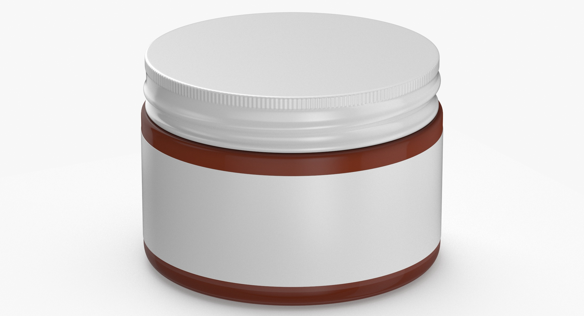 3D Amber Bottle Containers Part 01 Type 02 Blank And Generic Label ...