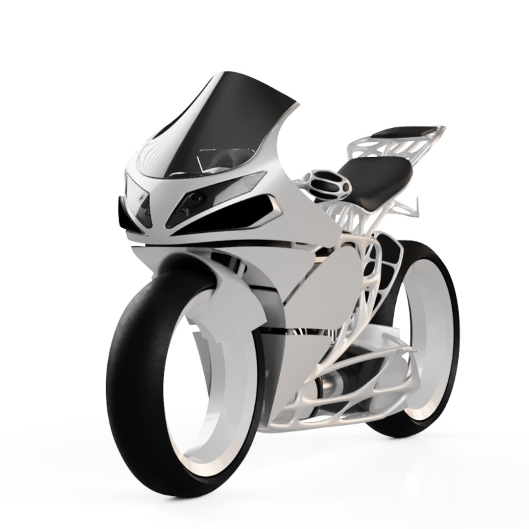 Electric Motorcycle Concept 3D Model - TurboSquid 1623357