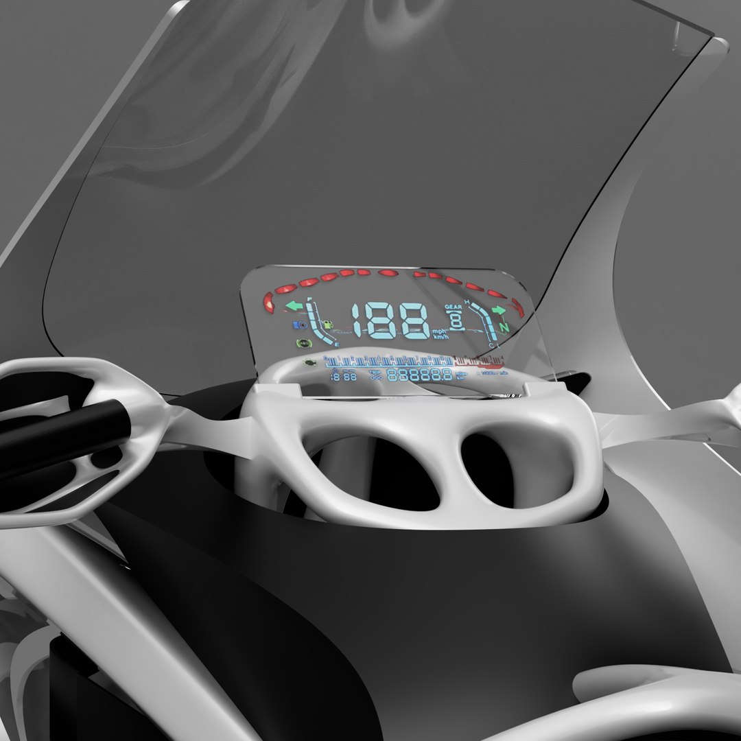 Electric Motorcycle Concept 3D Model - TurboSquid 1623357