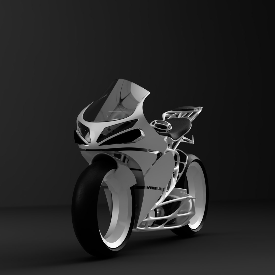 Electric Motorcycle Concept 3D Model - TurboSquid 1623357