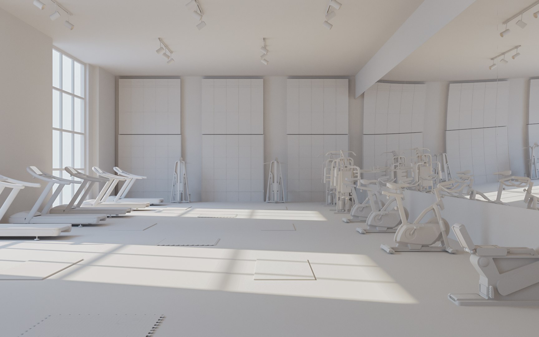 Gym Fitness 3d Model 3D Model - TurboSquid 2093850