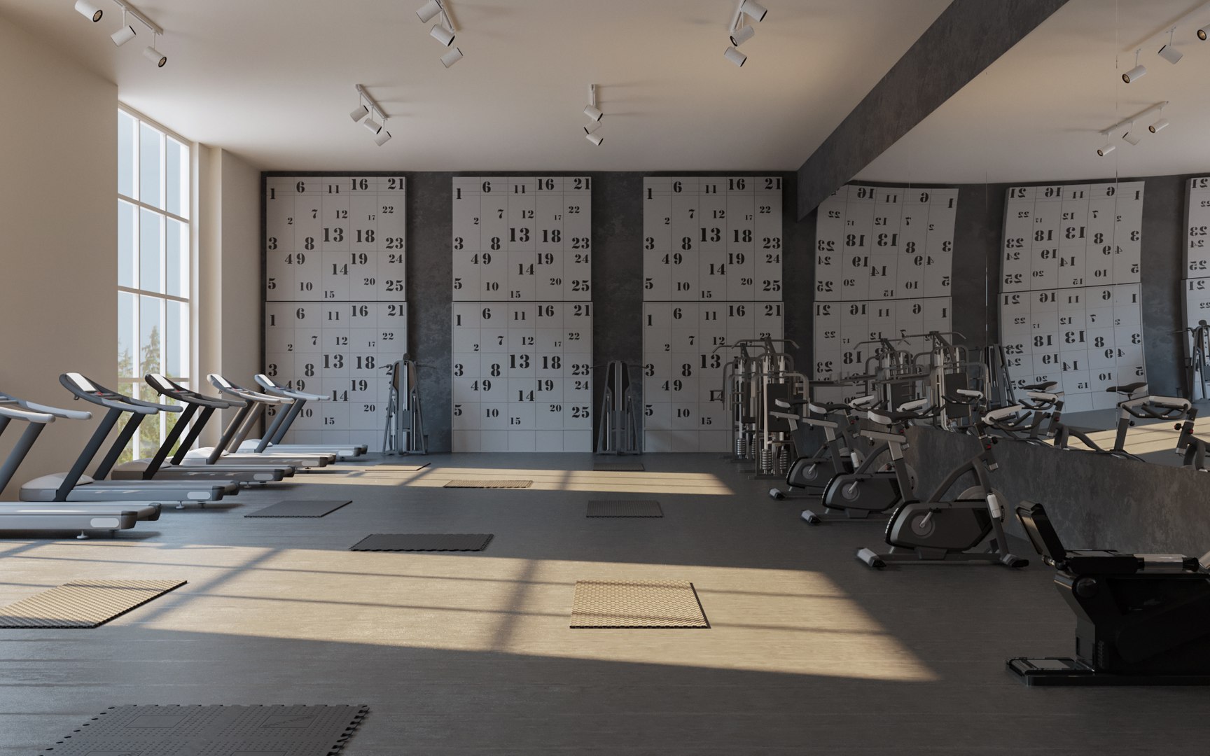 Gym Fitness 3d Model 3D Model - TurboSquid 2093850