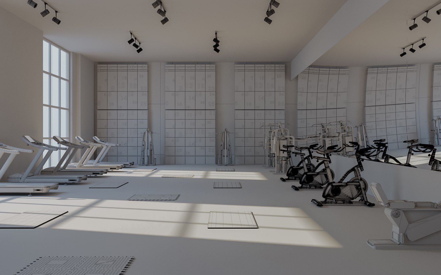 Gym Fitness 3d Model 3D Model - TurboSquid 2093850