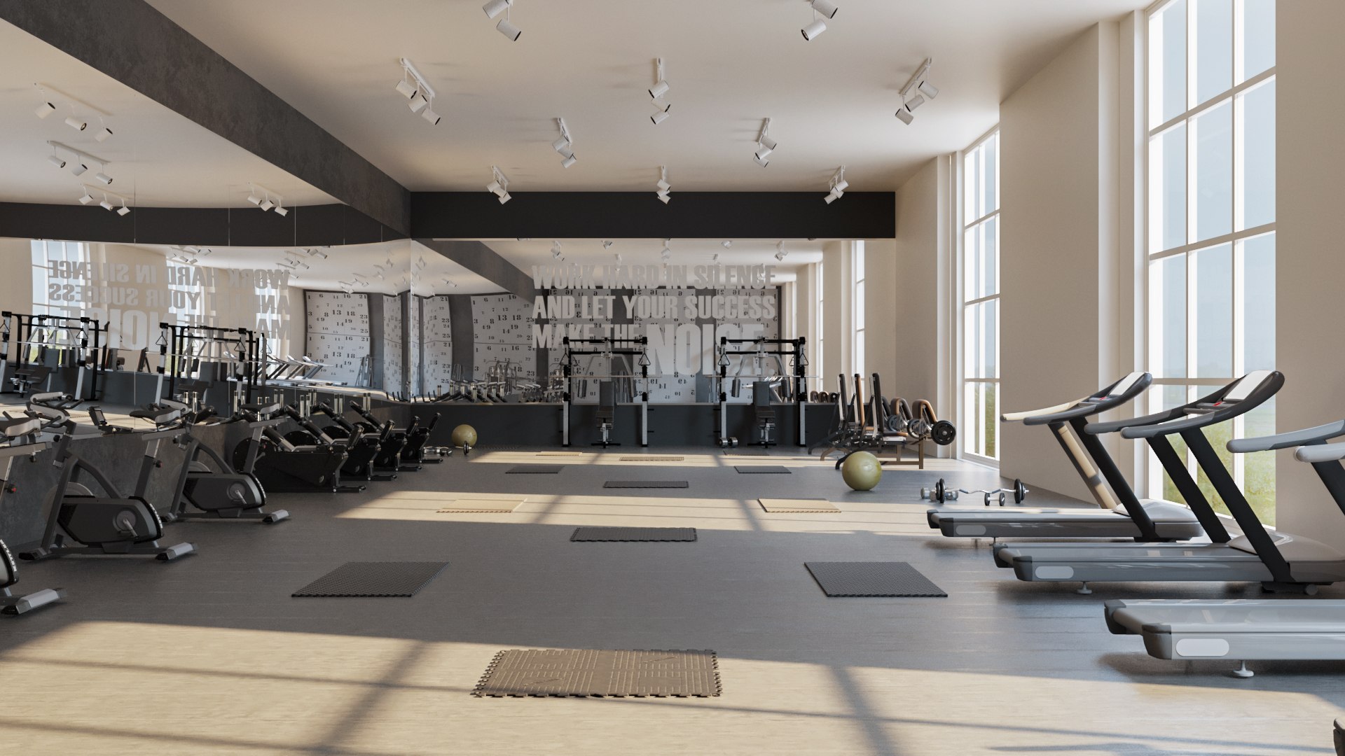 Gym Fitness 3d Model 3D Model - TurboSquid 2093850