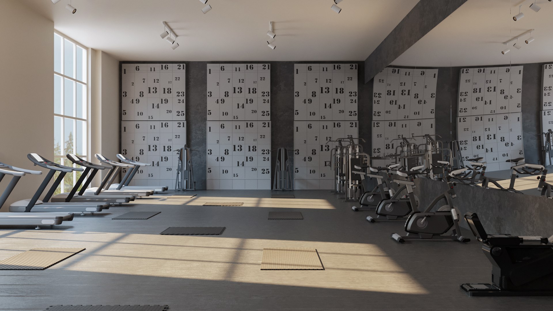 Gym Fitness 3d Model 3D Model - TurboSquid 2093850