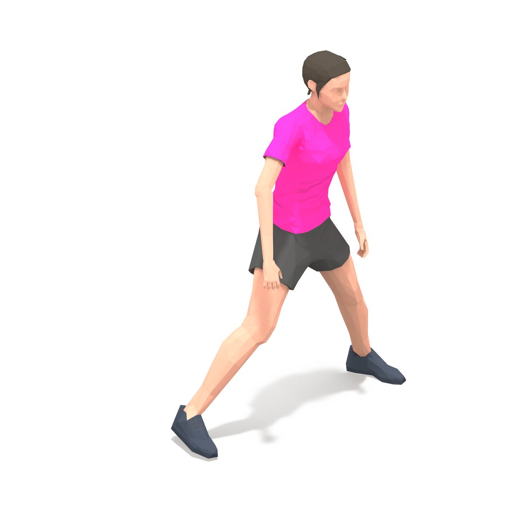 3D Animations Exercise Woman Model - TurboSquid 1706652