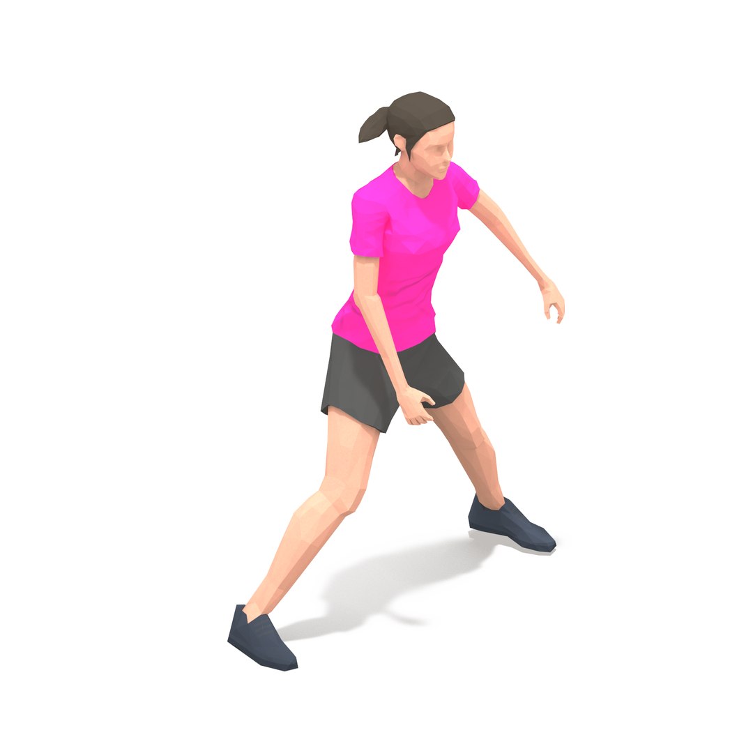 3D Animations Exercise Woman Model - TurboSquid 1706652