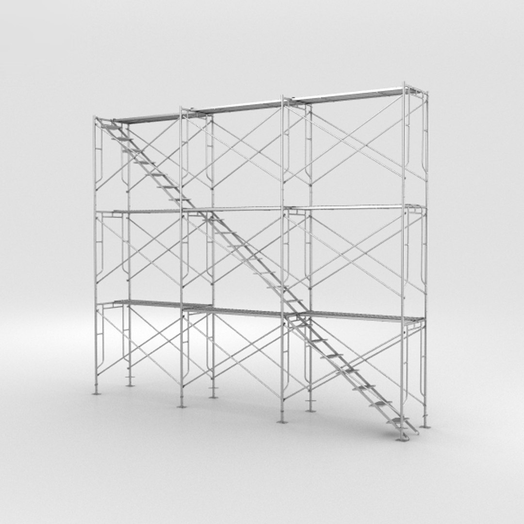 3D Scaffolding Industrial Construction Model - TurboSquid 1369914