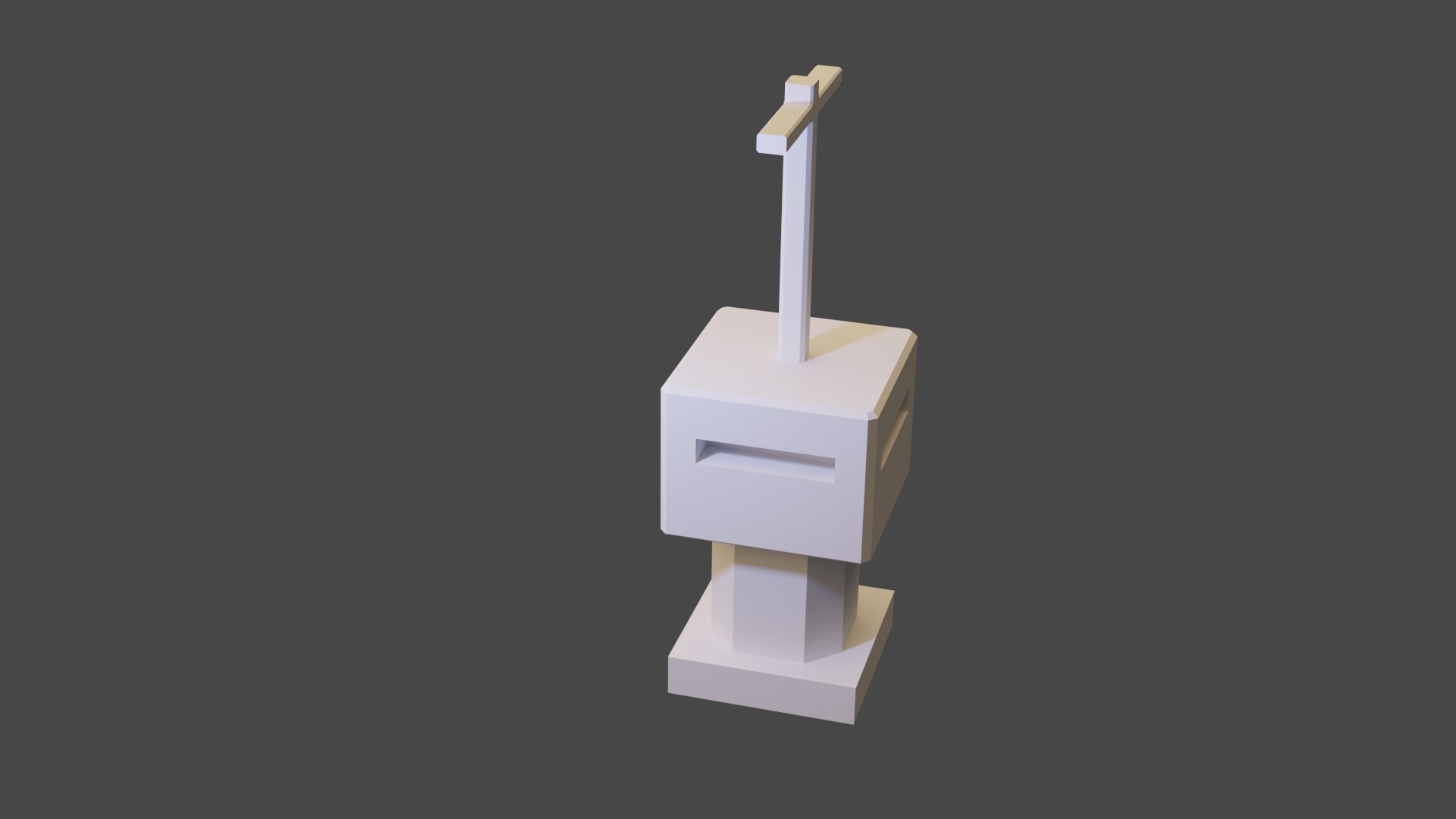 RPG Mailbox Untextured 3D - TurboSquid 1998133