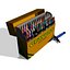 colored wax drawing 3d model