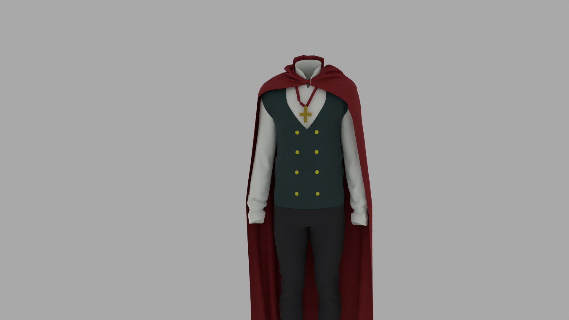 Count Costume Model - TurboSquid 1973101