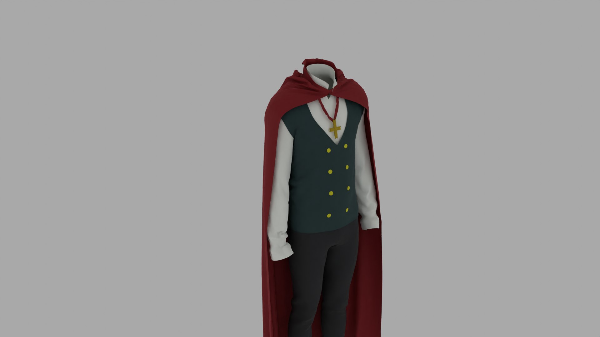 Count Costume Model - TurboSquid 1973101