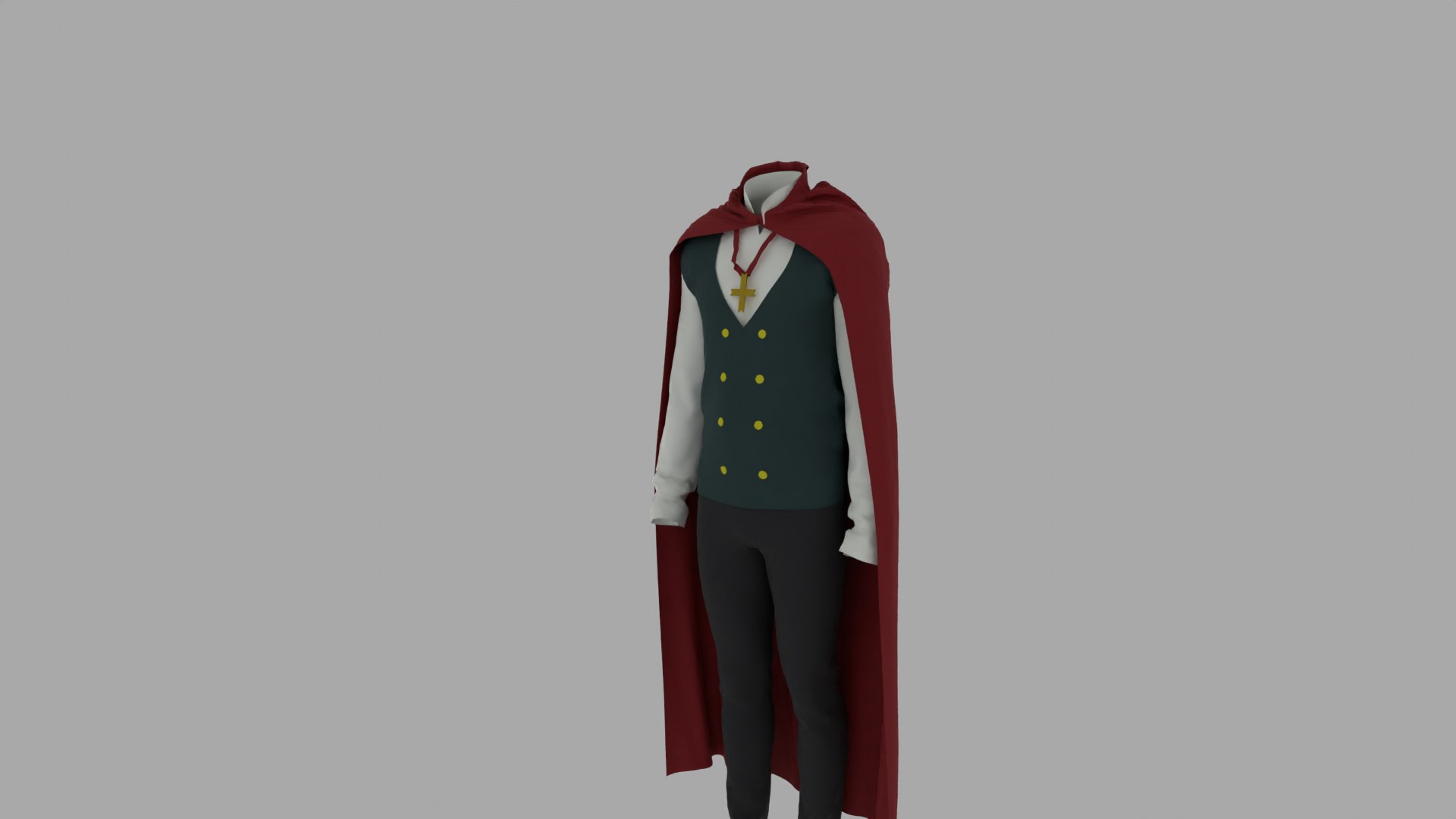 Count Costume Model - TurboSquid 1973101
