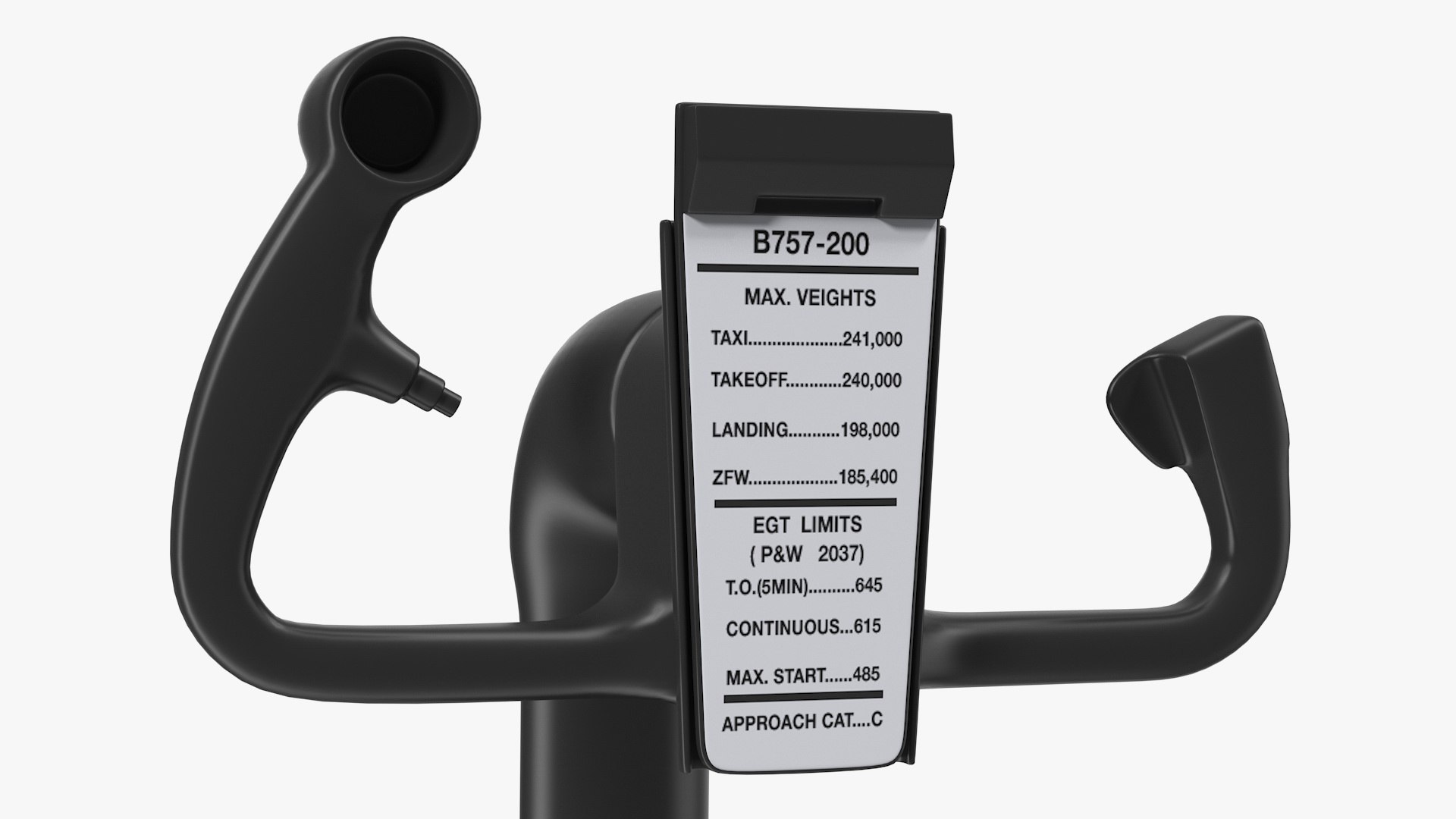 3D Model B757 Captain Yoke - TurboSquid 1474064
