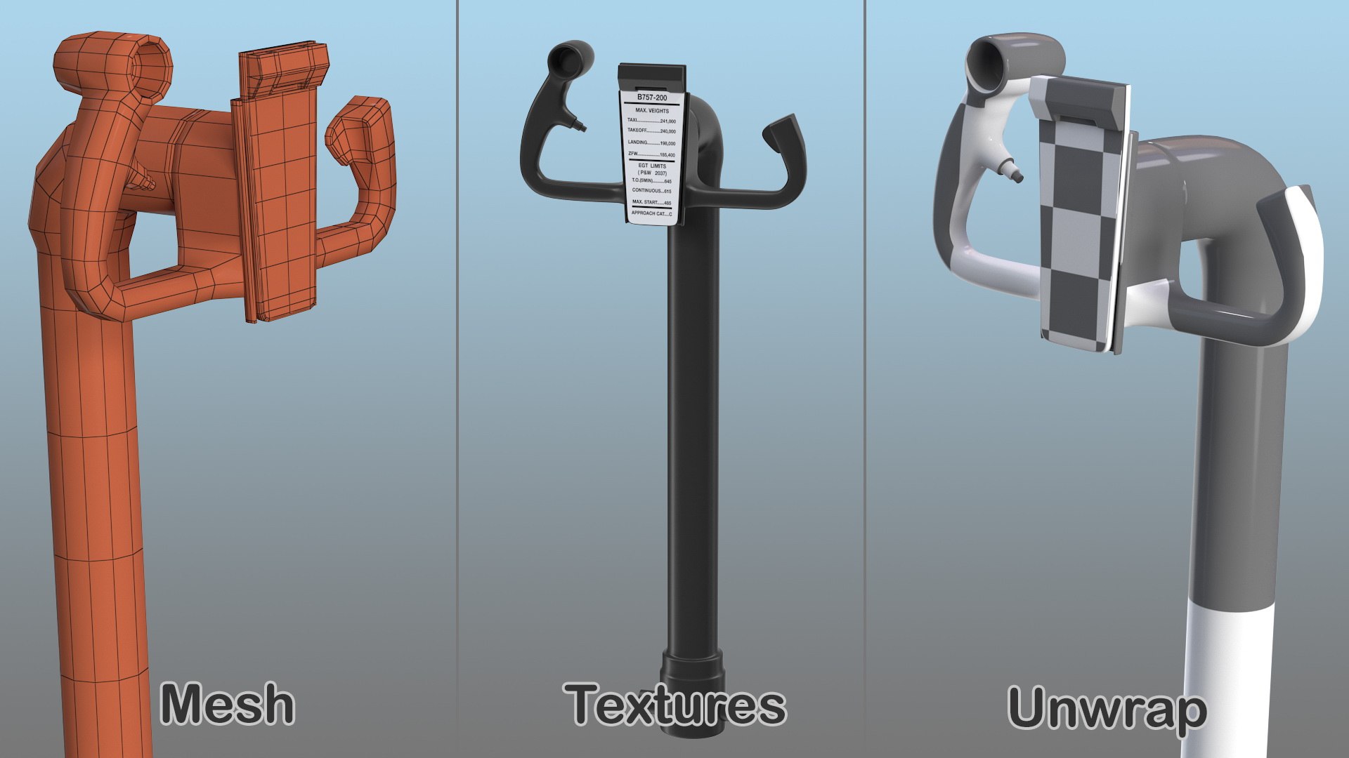 3D Model B757 Captain Yoke - TurboSquid 1474064