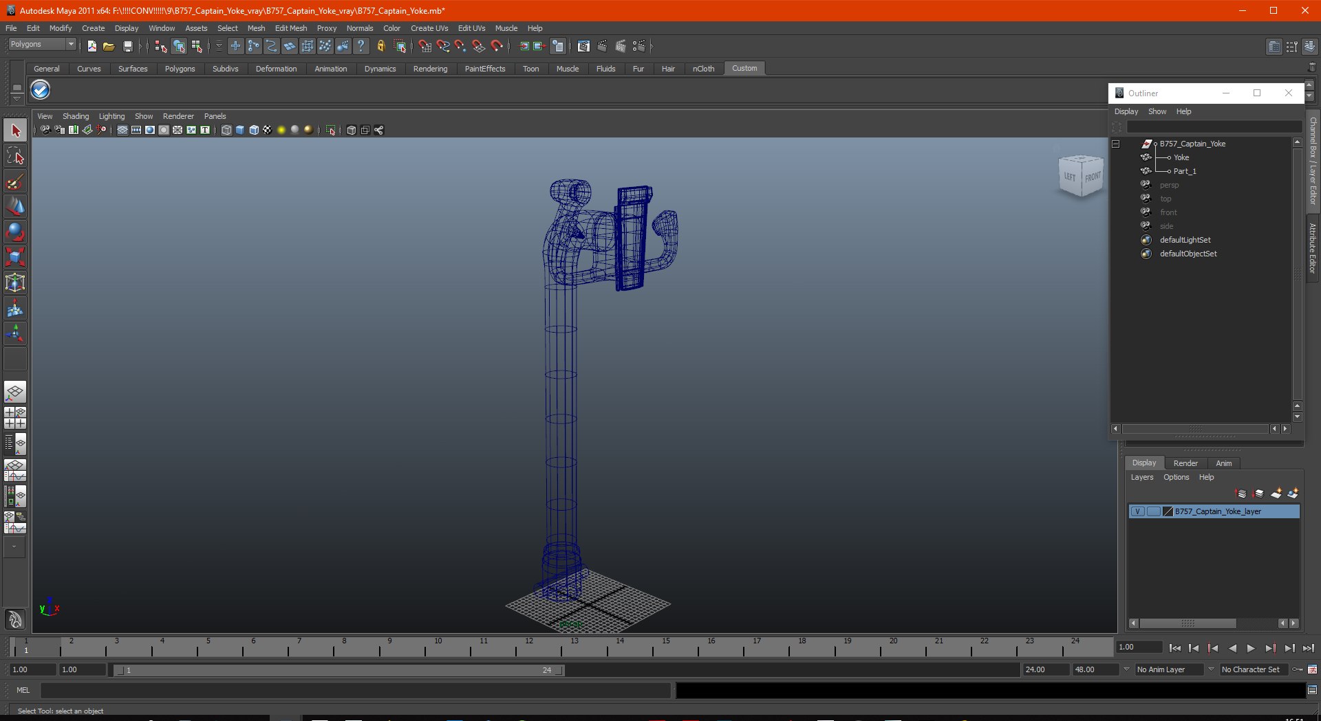 3D Model B757 Captain Yoke - TurboSquid 1474064